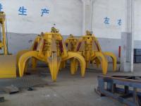 China Electric Hydraulic Orange Peel Grab 6.3m³ 55kw for Domestic Garbage Handling for sale
