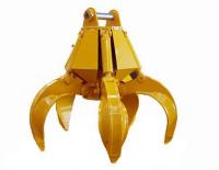 China Electric Hydraulic Orange Peel Grab 6.3m³ 55kw for Domestic Garbage Handling for sale