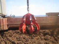 China Electric Hydraulic Orange Peel Grab 6.3m³ 55kw for Domestic Garbage Handling for sale