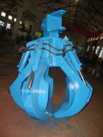 China Electric Hydraulic Orange Peel Grab 6.3m³ 55kw for Domestic Garbage Handling for sale