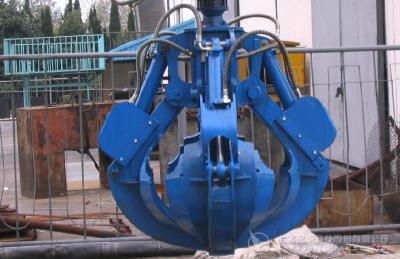 China Electric Hydraulic Orange Peel Grab 6.3m³ 55kw for Domestic Garbage Handling for sale
