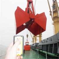 China Wireless Remote Controlled Clamshell Grab Bucket 15m³ 28t SWL for Bulk Cargo for sale