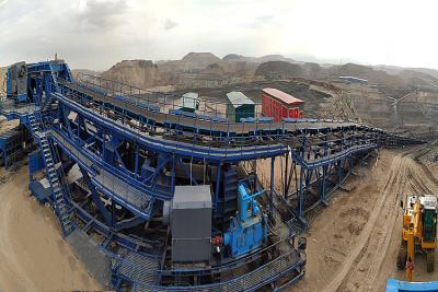 China Bulk Material Curved Belt Conveyor System Long Distance for sale