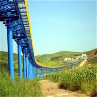China Long Distance Curved Belt Conveyor System 800mm to 1200mm Width for Bulk Material Handling for sale