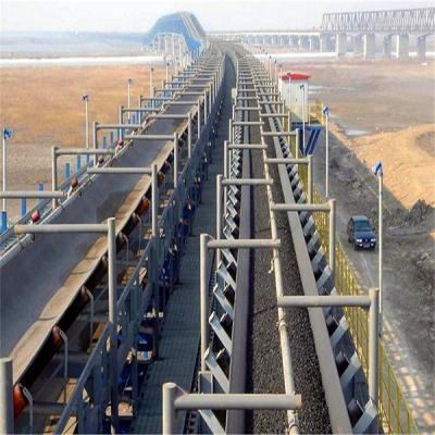 China Customized Long Distance Curved Belt Conveyor System for Bulk Material Handling 1000mm for sale