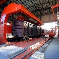 China C-Type Rail Car Unloading System 160° Rotary Dumper for Bulk Materials Handling for sale