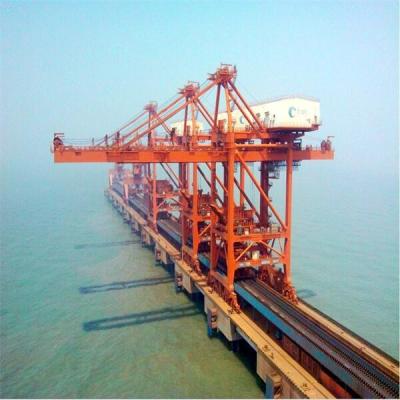 China Bulk Materials Handling Belt Type Grab Ship Unloader System 1000-150000 DWT for sale