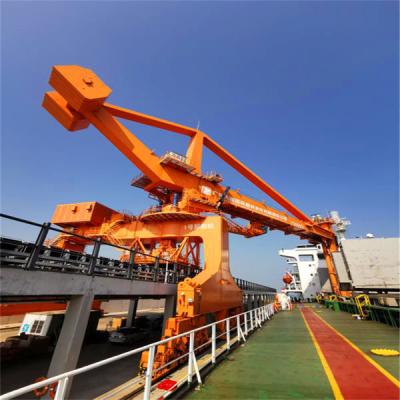 China Heavy Duty Spiral Ship Unloader 1000 TPH for Grain Handling for sale