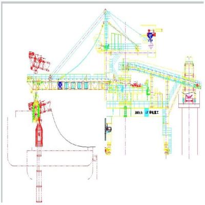 China Screw Type Ship Loader 800 t/h for Bulk Material Handling at Seaport Terminal for sale