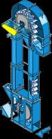 China Customized Central Chain Bucket Elevator for Bulk Material Handling 130-350 m3/h for sale