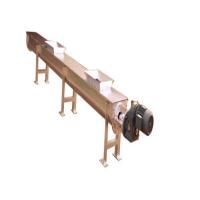China Inclined Trough Horizontal Screw Conveyor Electrical Type 32-800 m³/h for Dry Bulk Material for sale