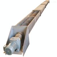 China Inclined Trough Horizontal Screw Conveyor Electrical Type 32-800 m³/h for Dry Bulk Material for sale