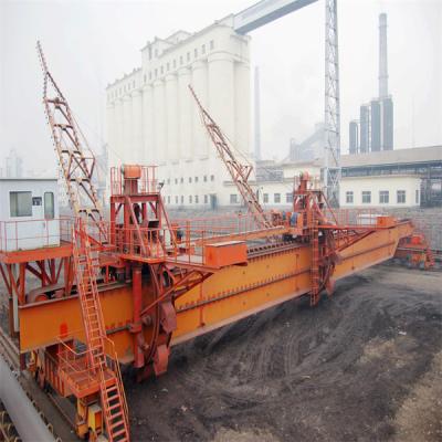 China Bridge Type Bucket Wheel Reclaimer 50-3000 t/h Rail Span 16-50 m for Coal Power Plant for sale