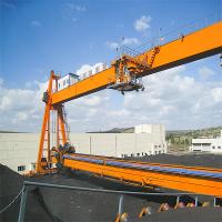China Bridge Type Bucket Wheel Stacker Reclaimer 200-3000 t/h Rail Span 20-60 m for sale