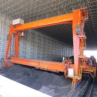 China Bridge Type Bucket Wheel Stacker Reclaimer 200-3000 t/h Rail Span 20-60 m for sale