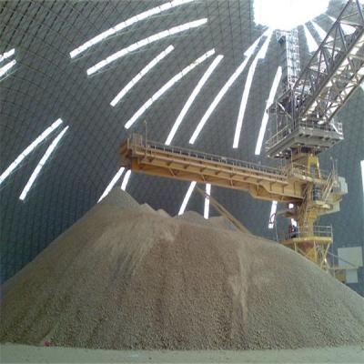 China Circular Bridge Scraper Stacker Reclaimer 500-2000 t/h Stacking Capacity Rail Span 60-120m for sale
