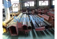 China Pedestal Stiff Boom Marine Crane 10m Working Radius 10500 kg Offshore Fixed Boom Crane for sale