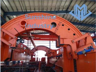 China Rotary Railroad Car Dumper System Wagon Tippler 160° Rotation 100T Capacity for sale