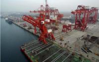 China 1500 Tph Self Propelled Bridge Type Ship Unloader for Bulk Cargo Handling at Port for sale