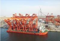 China 1500 Tph Self Propelled Bridge Type Ship Unloader for Bulk Cargo Handling at Port for sale