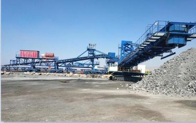 China Crawler Mounted Transfer Conveyor 200-5000 tph for Opencast Mines Material Handling for sale