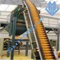 China High Incline Angles Pan Conveyor Belt System For Bulk Material Handling for sale