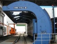 China Jotun Painting Rail Car Unloading System For Handling Transporting Bulk Materials for sale
