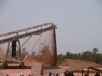 China Heavy Duty Mobile Radial Telescopic Stackers For Bulk Materials Conveying for sale