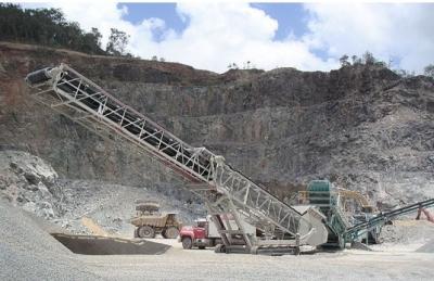 China Heavy Duty Mobile Radial Telescopic Stackers For Bulk Materials Conveying for sale