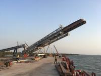 China Mobile Radial Stacker Boom Conveyor for Bulk Materials Handling 800mm Belt Width 400tph Capacity for sale