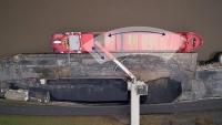 China Mobile Radial Telescopic Stacker Conveyor At Port For Bulk Material Ship Loading for sale