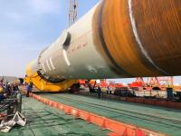 China Carbon Steel Offshore Wind Turbine Tower Welding 4MW Large Part Machining for sale