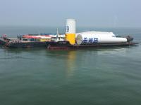 China Offshore Wind Turbine Tower Carbon Steel Welded Large Part Machining 4MW for sale
