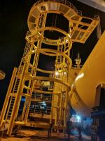 China Offshore Wind Turbine Transition Piece Carbon Steel Pile Foundation 8MW Support Structure for sale
