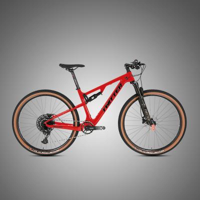 China 29er Carbon Fiber Full Suspension Mountain Bike 13.2kg T900 Frame SRAM SX Eagle 12S for sale