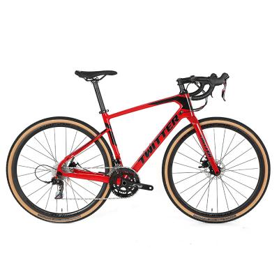 China 8.7kg Carbon Fiber Gravel Bike 700x40C Tire RETROSPEC 22S Thru-Axle Disc Brake Men for sale