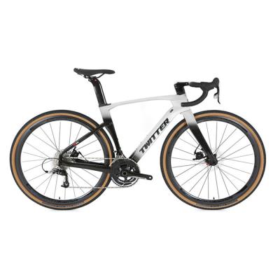 China SHIMANO 105 R7000 22 Speed Carbon Fiber Gravel Bike 700C 40C Tires Full Hidden Cable for sale