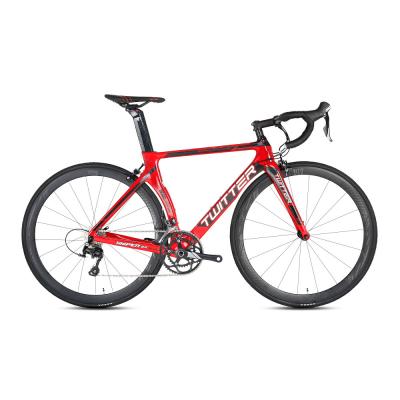 China Carbon Fiber Road Bike 700C SNIPER2.0 SHIMANO Claris 16 Speed Racing Bicycle T800 for sale
