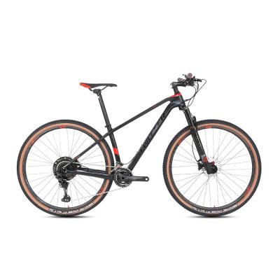 China Carbon Fiber Mountain Bike 27.5 29er Warriorpro SHIMANO M6100 12 Speed T900 Disc Brake Adult MTB for sale