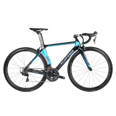 China T10 Pro Carbon Fiber Racing Bike 50cm Holographic Color SHIMANO 105 R7000 22 Speed Road Bike for sale