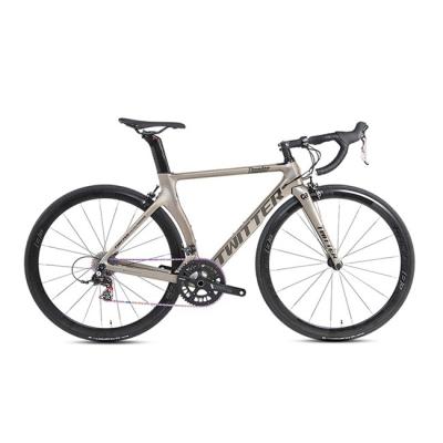 China ROHS Certified T800 Carbon Fiber Road Bike 700C with Aluminum Alloy Wheelsets 22 Speed for sale