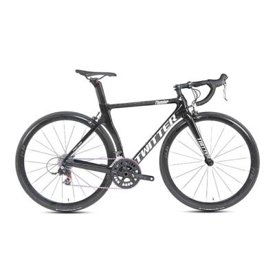 China 22 Speed Carbon Fiber Gravel Bike 700C Wheelset Aluminum Alloy Rim SRAM Rival for sale
