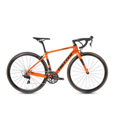 China Twitter Carbon Fiber Road Bike SHIMANO 105 R7000 22 Speed 700C T900 for sale