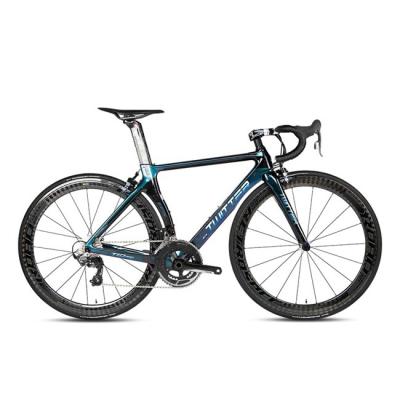 China 700C Carbon Road Bike 22 Speed SRAM Rival Full Internal Cable Carbon Wheelset for sale