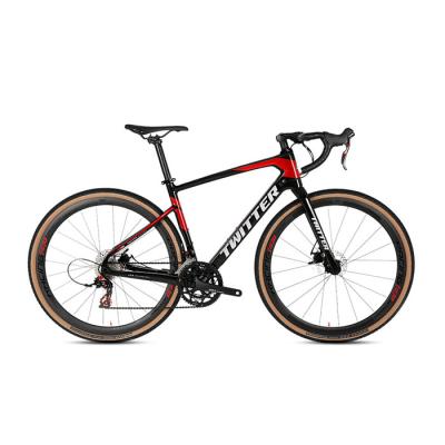 China High Modulus Carbon 24 Speed 700C Gravel Disc Brake Road Bike 8.5kg for sale