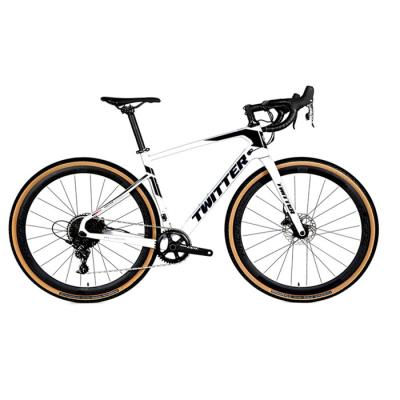 China 700x40C Carbon Fiber Gravel Bike SRAM APEX 11S Disc Brake 8.1kg for sale