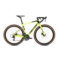 China Carbon Fiber Gravel Bike 700C 45cm Frame Thru Axle Disc Brake 24S for sale
