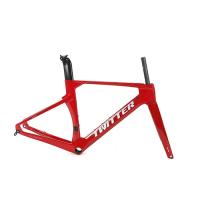 China TWITTER R10 Disc Carbon Road Bike Frame 54cm T800 High Modulus Carbon Fiber Internal Cable Routing for sale