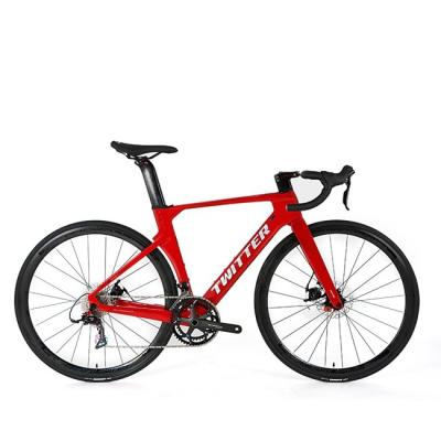 China 8.5kg T800 Carbon Fiber Road Bike 22 Speed Disc Brake 700C Racing Bicycle for sale