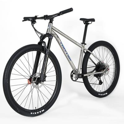 China Titanium Alloy Mountain Bike 11.6KG Thru Axle SHIMANO XT M8100 29er 27.5 for sale